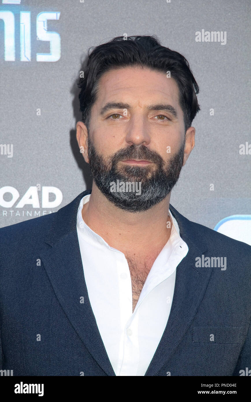 Drew Pearce 05/19/2018 The Los Angeles premiere of "Hotel Artemis" held ...
