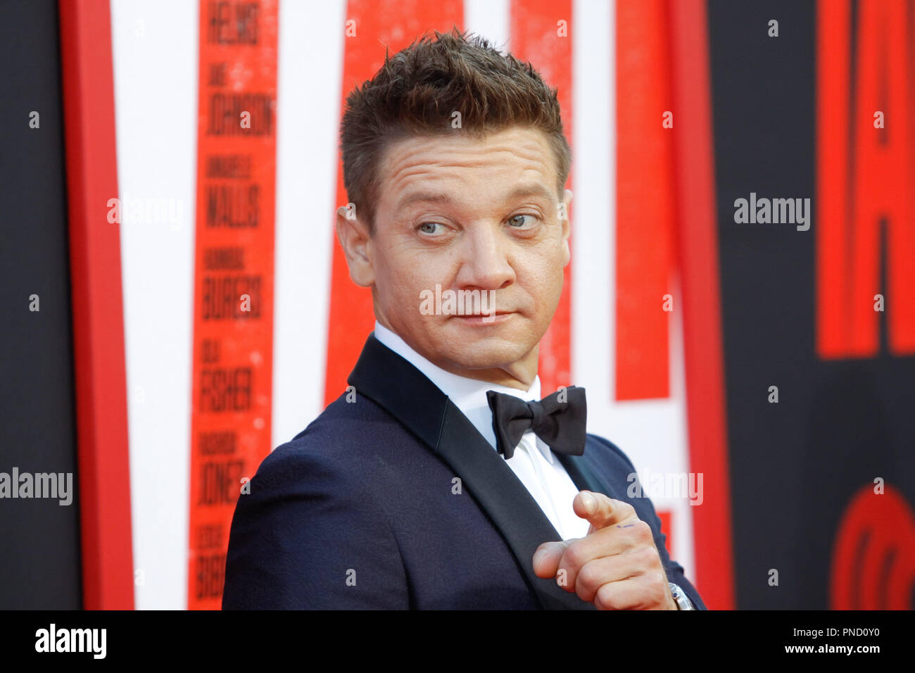 Jeremy Renner at the World Premiere of Warner Bros' "Tag" held at the ...