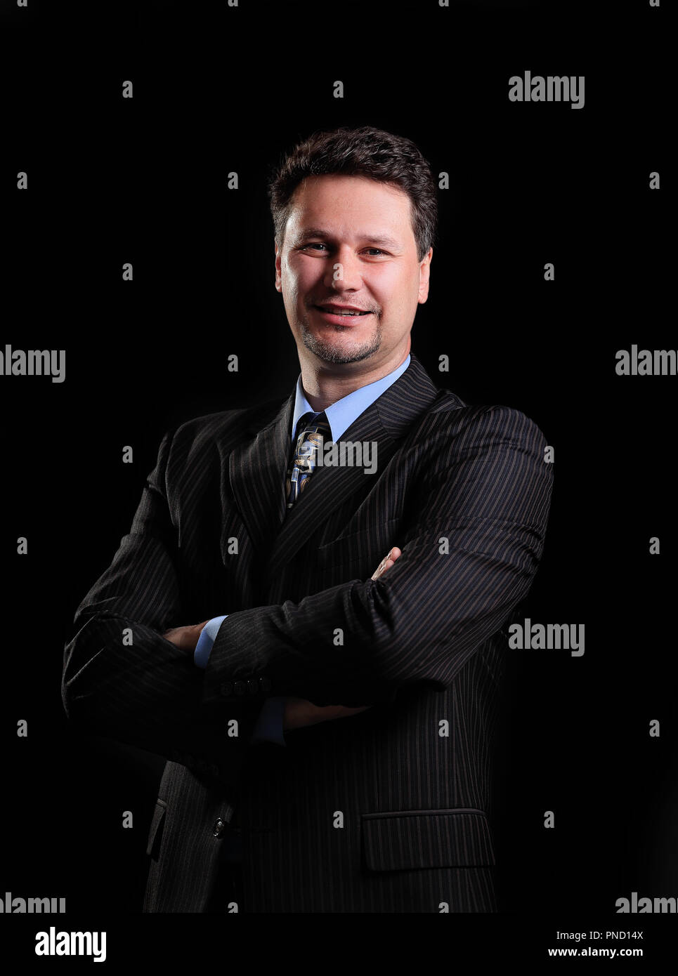 Portrait of serious senior man Stock Photo - Alamy