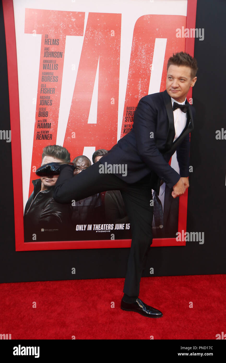 Jeremy Renner 06/07/2018 "Tag" World Premiere held at the Regency ...