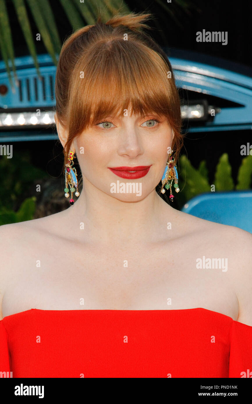 Bryce Dallas Howard at the Premiere of Universal Pictures' "Jurassic ...