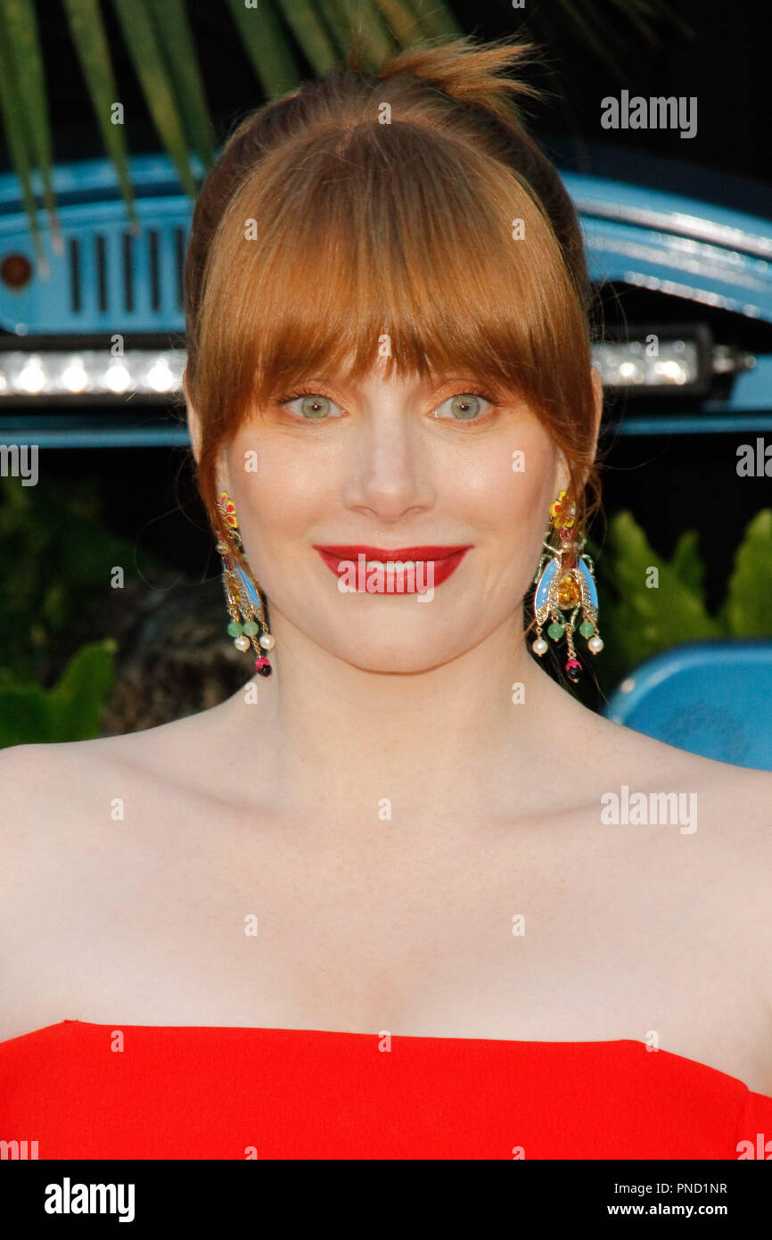 Bryce Dallas Howard at the Premiere of Universal Pictures' "Jurassic ...
