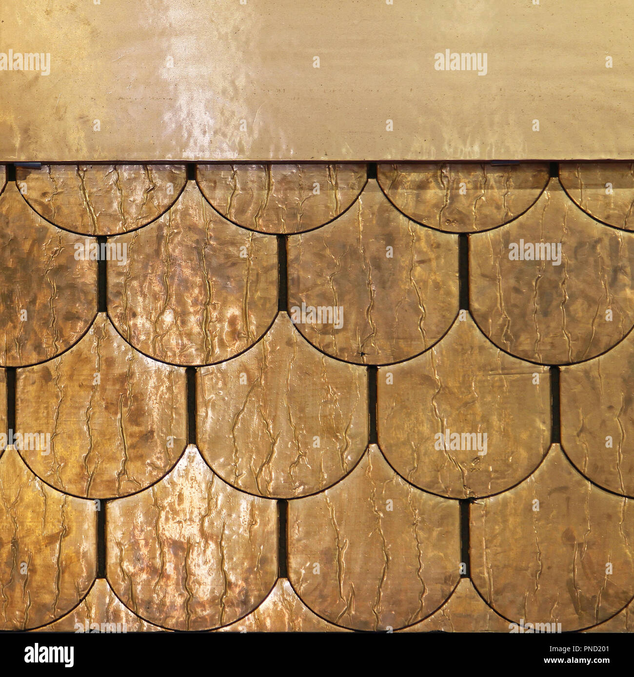 Copper Roof Tiles For Luxury House Stock Photo - Alamy