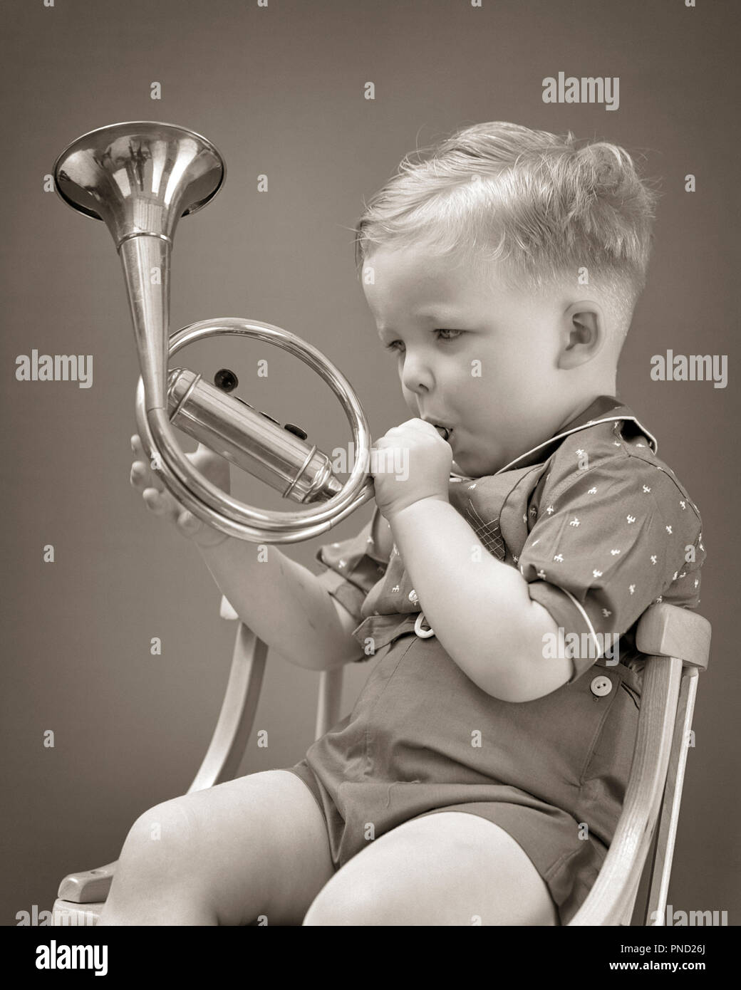 Child horn hi-res stock photography and images - Alamy