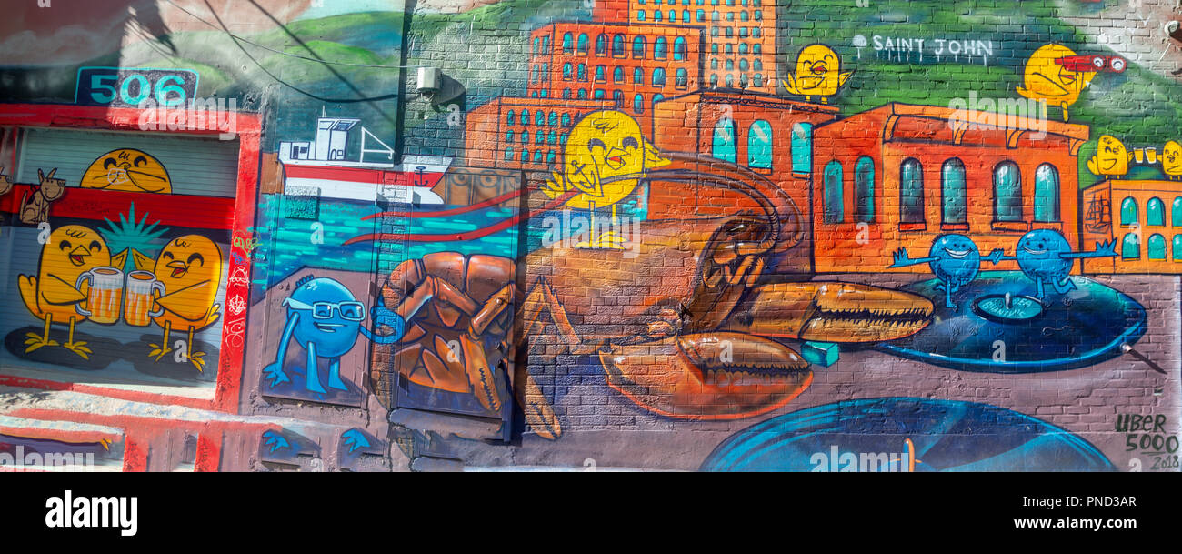 Toronto's Graffiti Alley 54 Stock Photo - Alamy