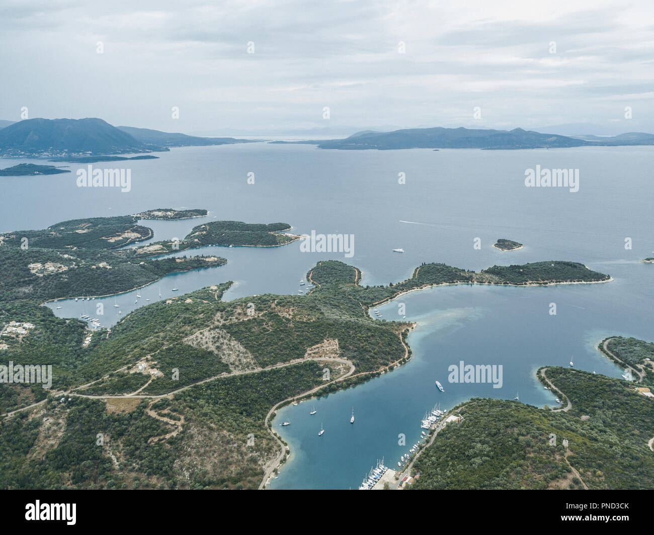 drone aerial Greece Stock Photo - Alamy