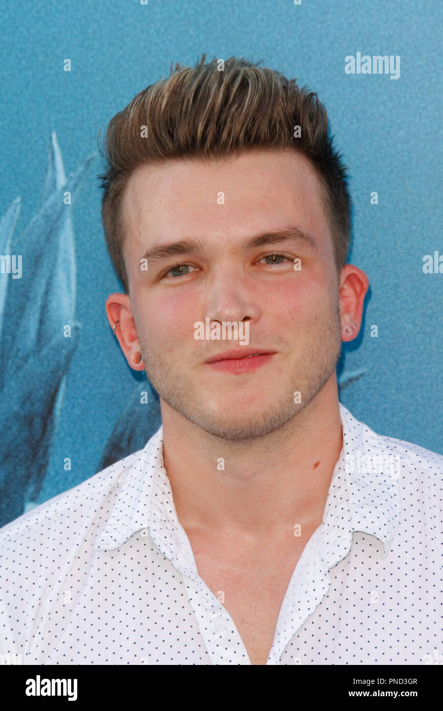 Josh Devine at the Premiere of Warner Bros' "The Meg" held at the TCL ...
