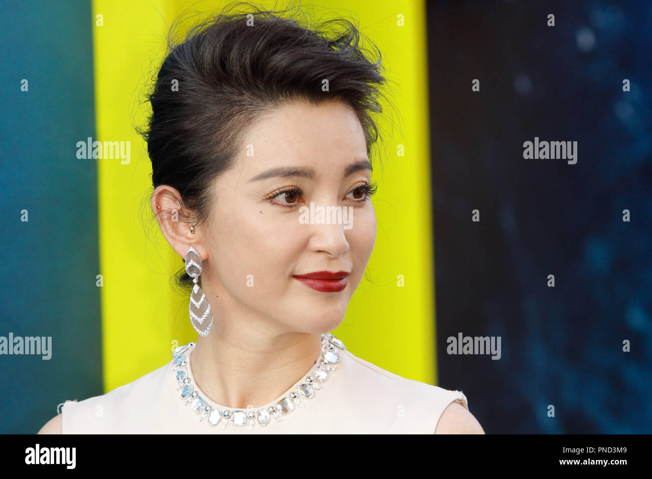 Li Bingbing at the Premiere of Warner Bros' "The Meg" held at the TCL ...