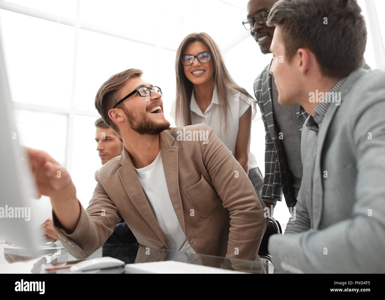 professional business team in the workplace Stock Photo - Alamy