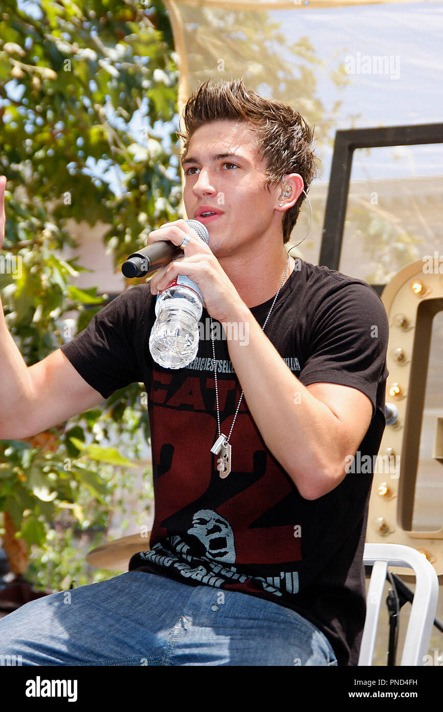 Asher Book of V FActory performs at the ASHLEY TISDALE PROMOTIONAL ...
