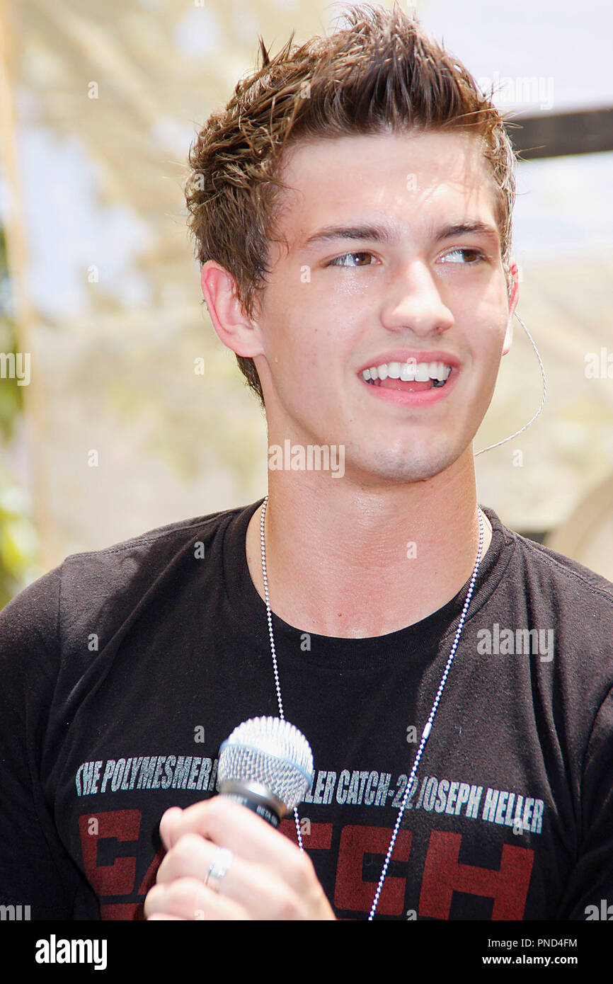 Asher Book of V FActory performs at the ASHLEY TISDALE PROMOTIONAL ...