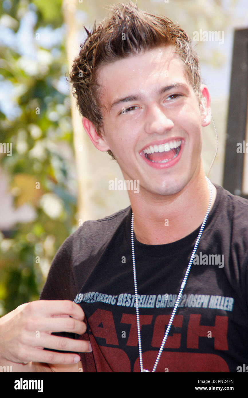 Asher Book of V FActory performs at the ASHLEY TISDALE PROMOTIONAL ...