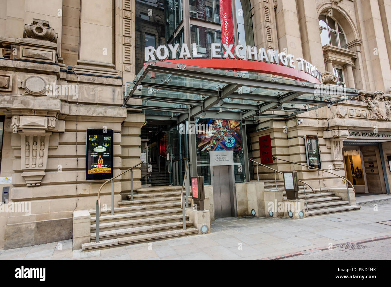 The Royal Exchange Theatre. Manchester Stock Photo - Alamy