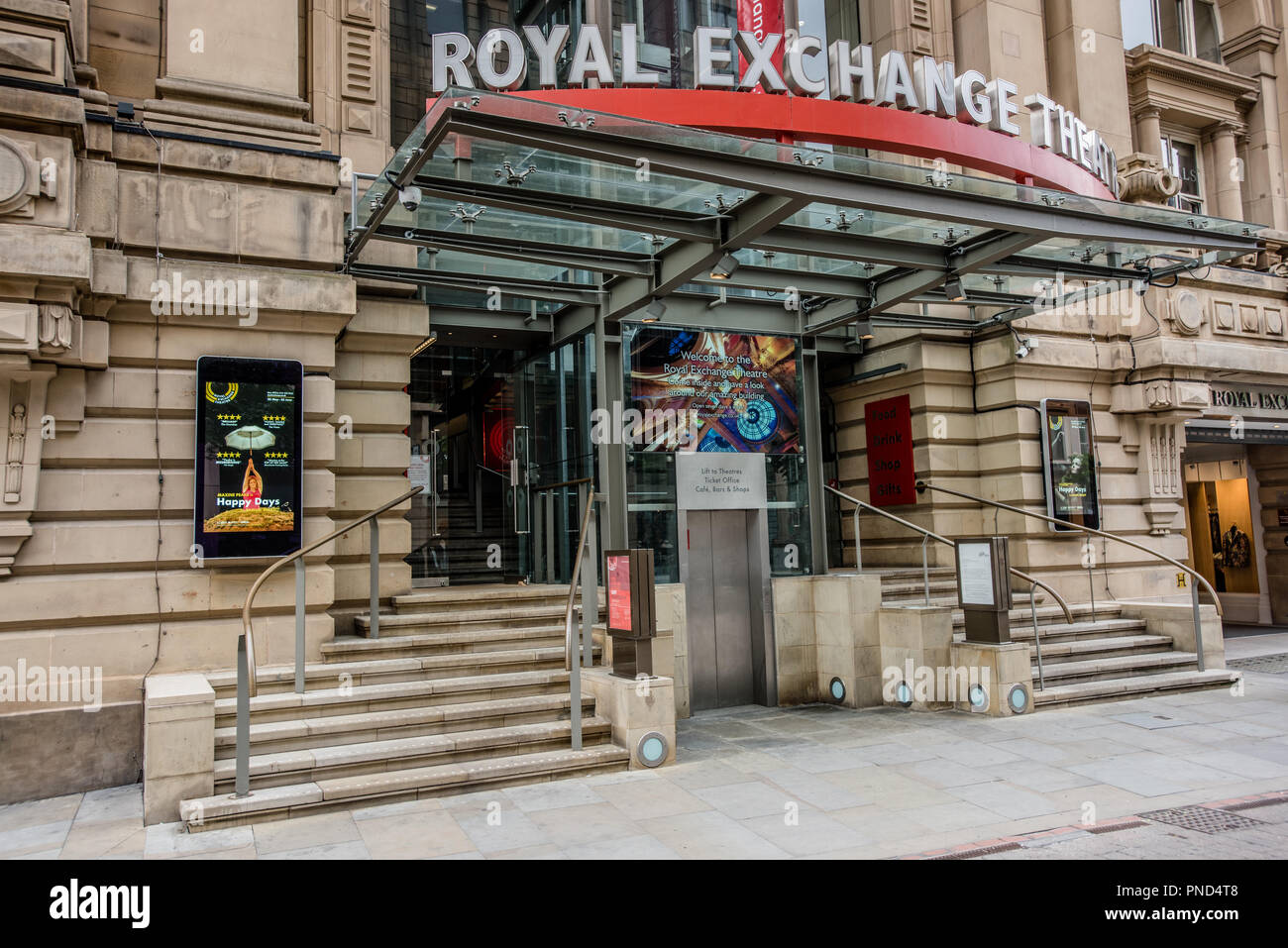 The Royal Exchange Theatre. Manchester Stock Photo - Alamy