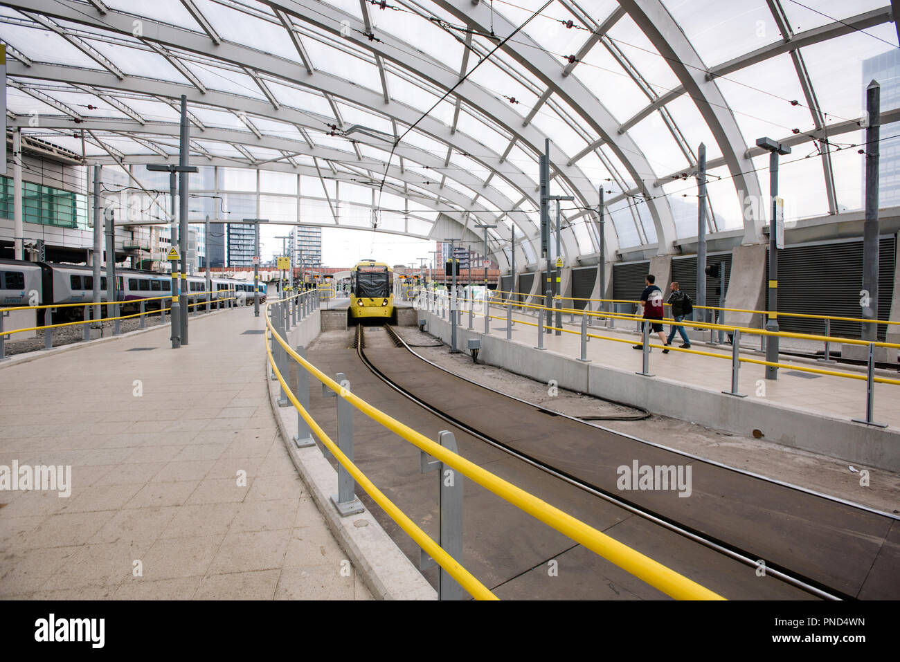 Manchester victoria tram stop hi-res stock photography and images - Alamy