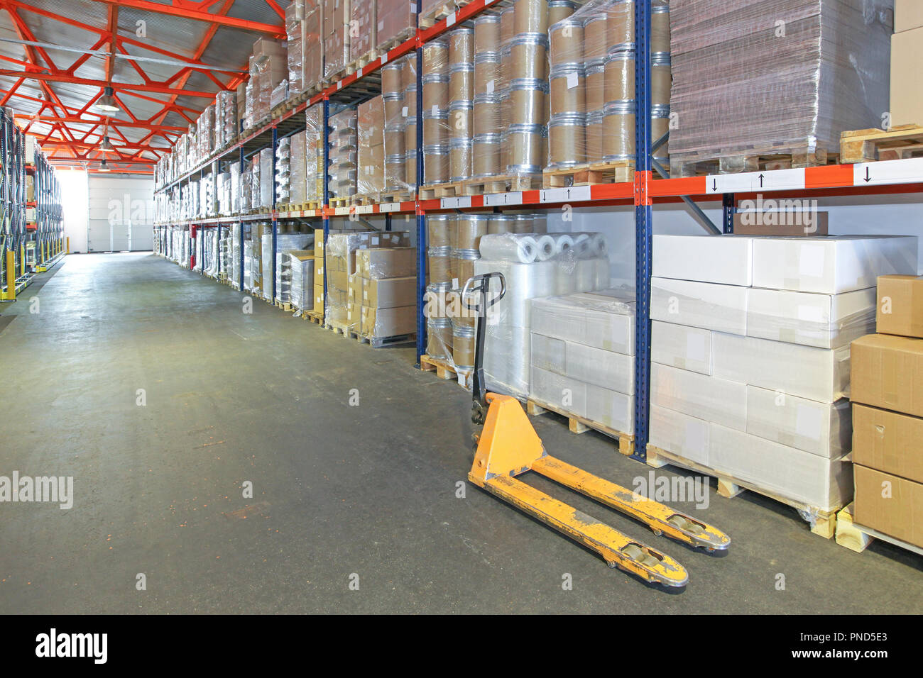 Warehouse corridor interior hi-res stock photography and images - Alamy