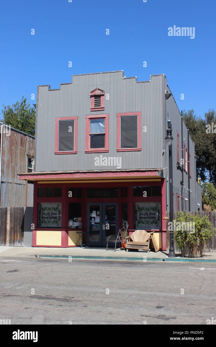 Former Dry Goods Store, Chinese Section, Isleton, California Stock ...