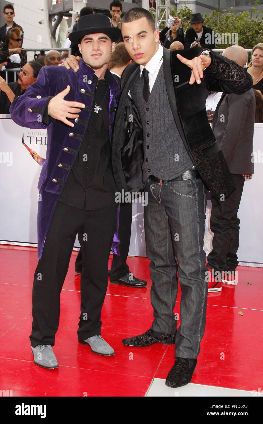 Dancers from the film Daniel Celebre & Timor Steffens arriving at the ...