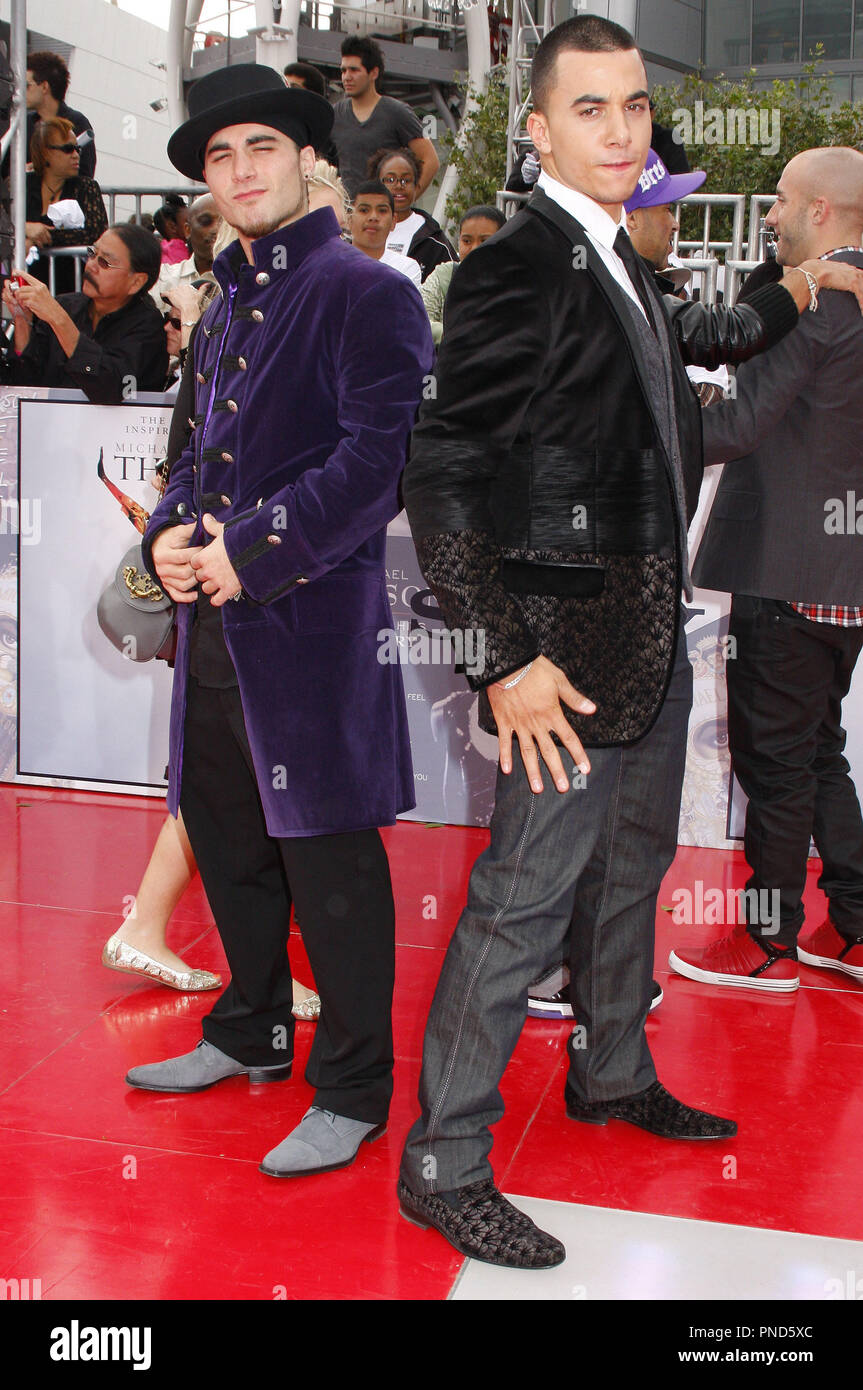 Dancers from the film Daniel Celebre & Timor Steffens arriving at the ...