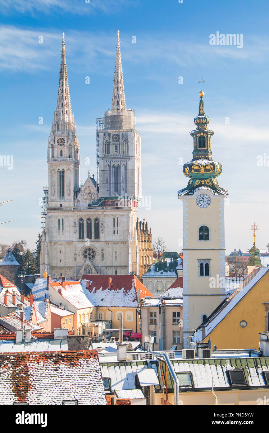 Zagreb snow hi-res stock photography and images - Alamy