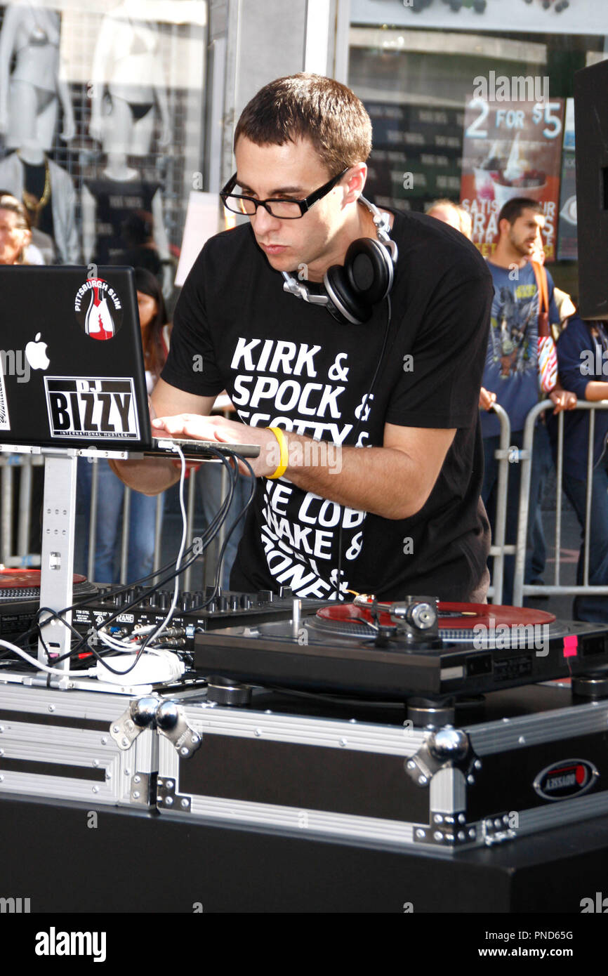 DJ Bizzy at the Los Angeles Premiere of STAR TREK held at the Grauman's ...
