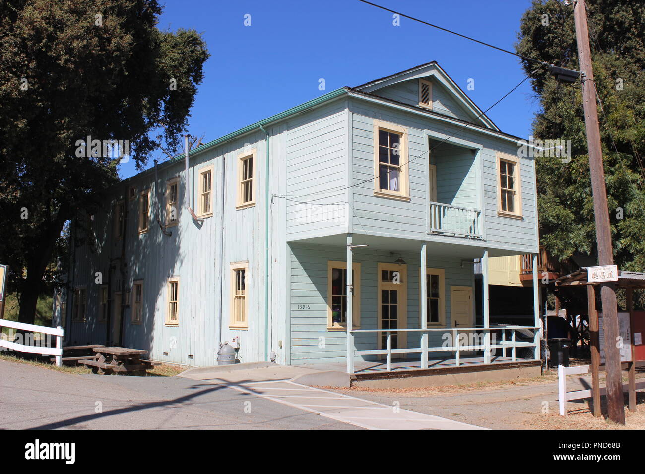 Locke Boarding House Museum, built 1909, Locke, California Stock Photo ...