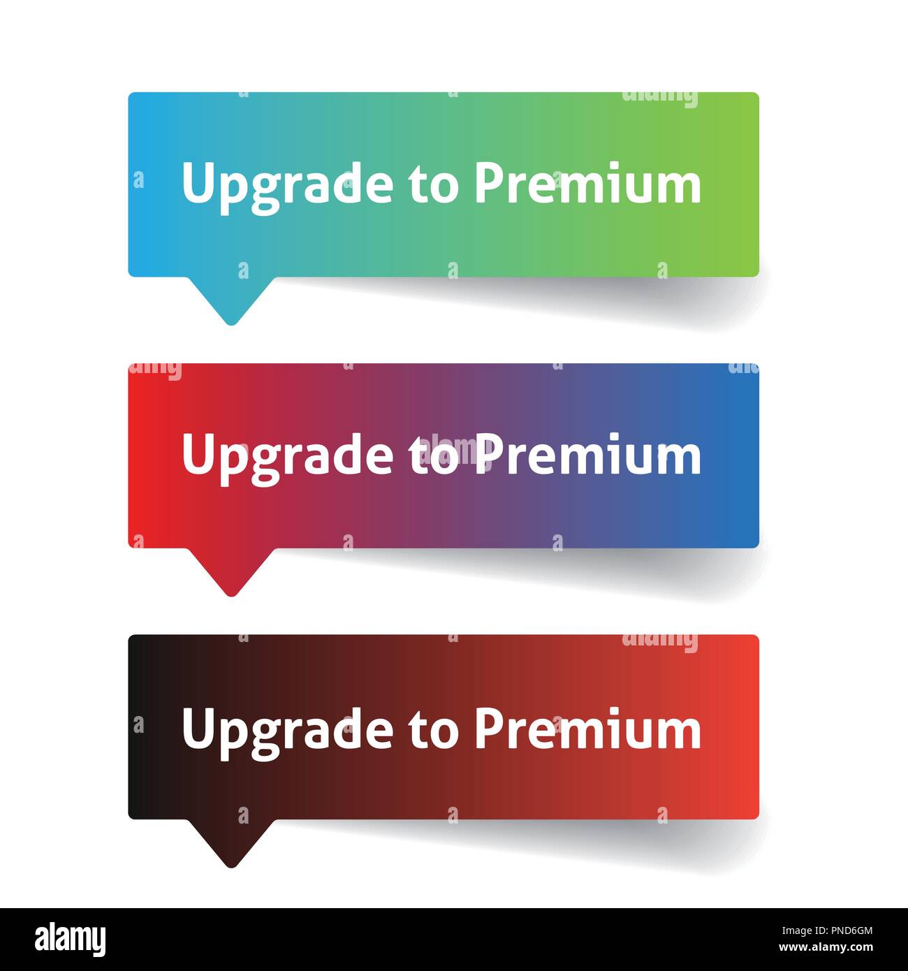 Upgrade to premium. Call to action button vector Stock Vector Image ...
