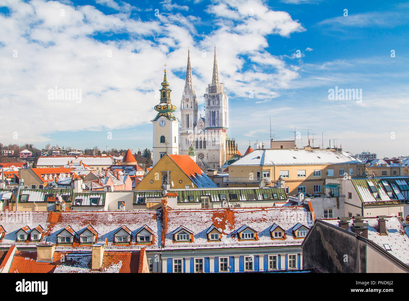 Croatia winter zagreb hi-res stock photography and images - Alamy