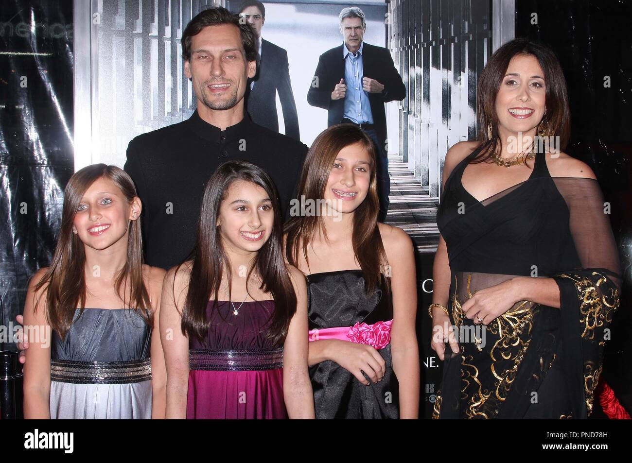 Geeta Anand and family at the Premiere of "Extraordinary Measures ...