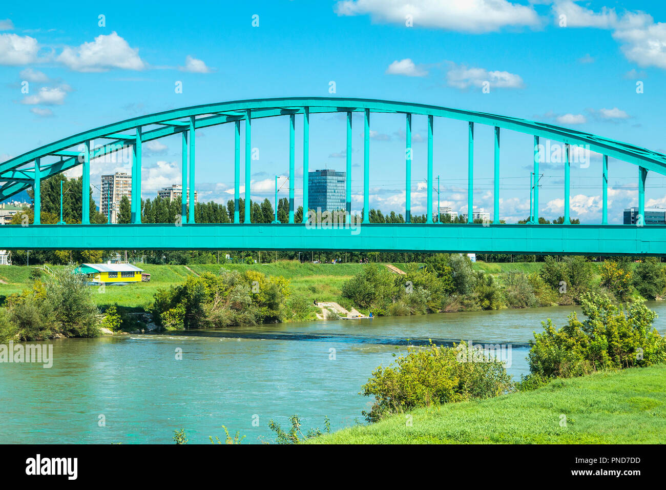 Zagreb river sava embankment hi-res stock photography and images - Alamy