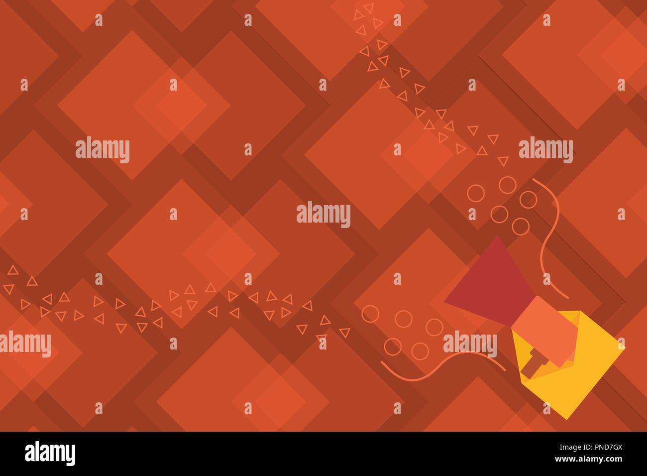 Flat design business Vector Illustration Empty template esp isolated ...