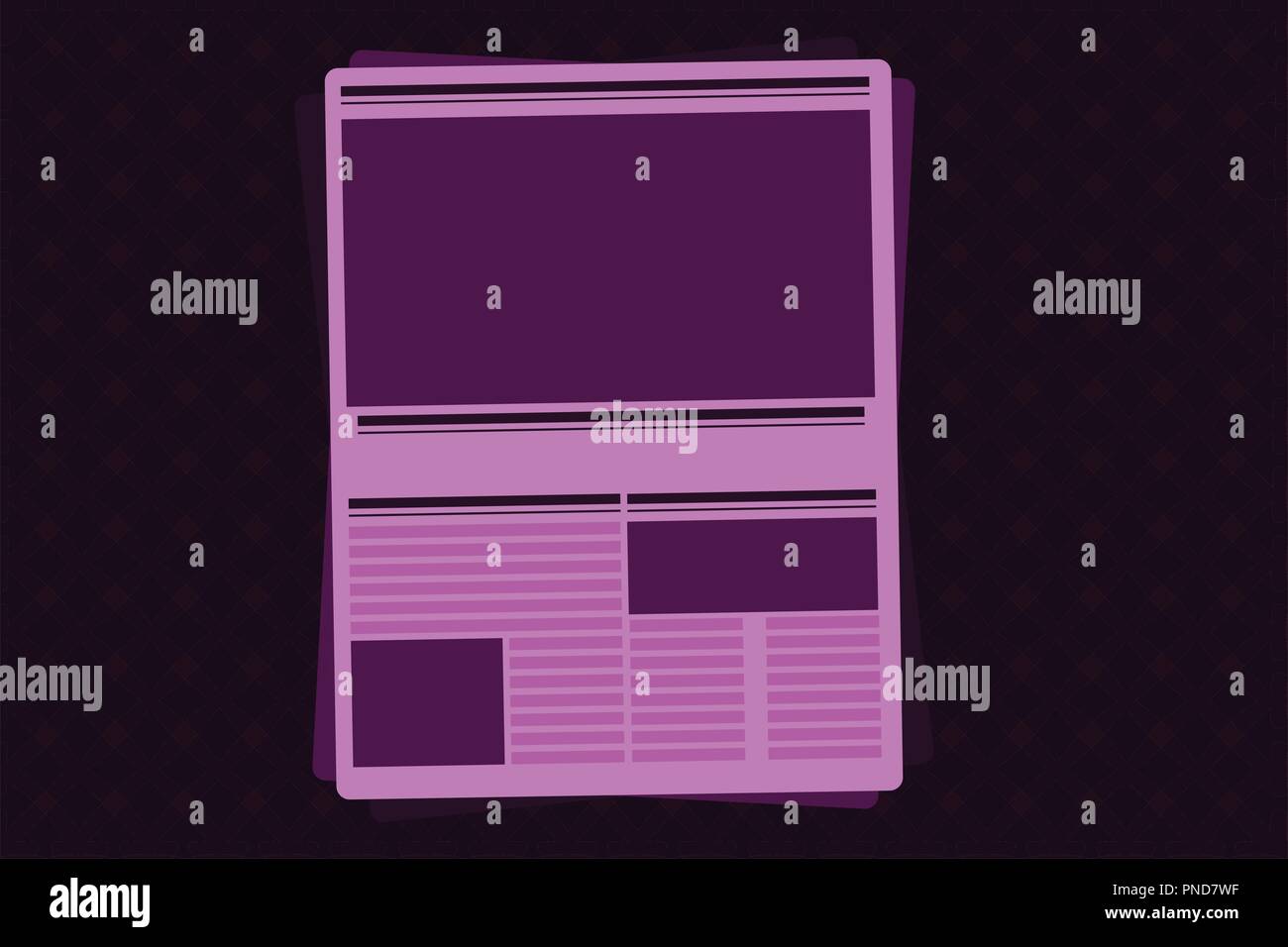 Flat design business Vector Illustration Empty copy space for Ad ...