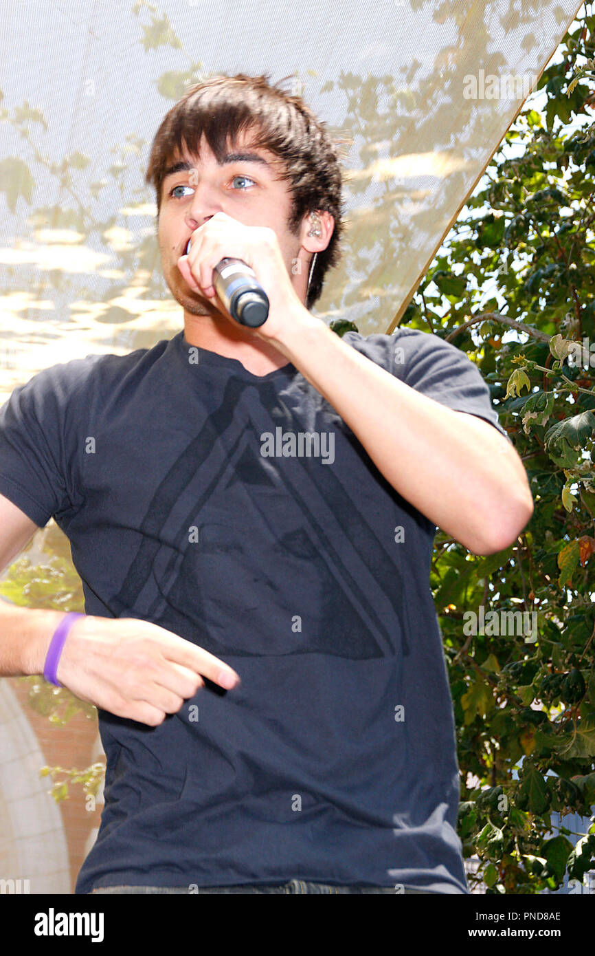 Asher Book of V FActory performs at the ASHLEY TISDALE PROMOTIONAL ...