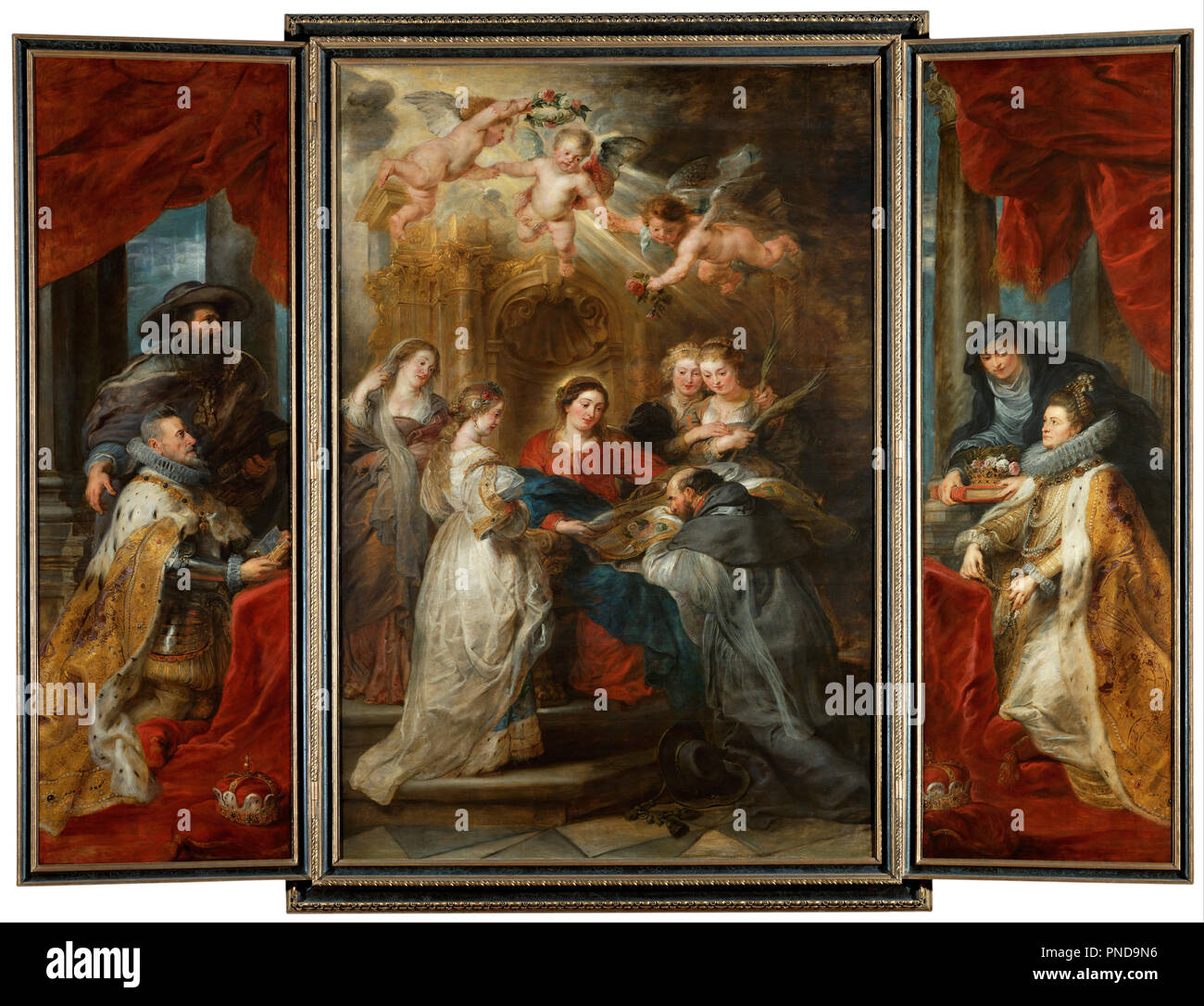 The Triptych of St. Ildefonso. Date/Period: 1630 - 1632. Painting. Oil on Wood. Author: PETER ...