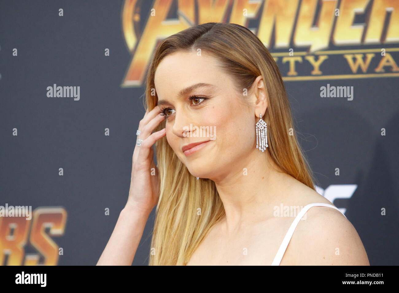 Brie Larson at the World Premiere of Marvel Studios' "Avengers ...