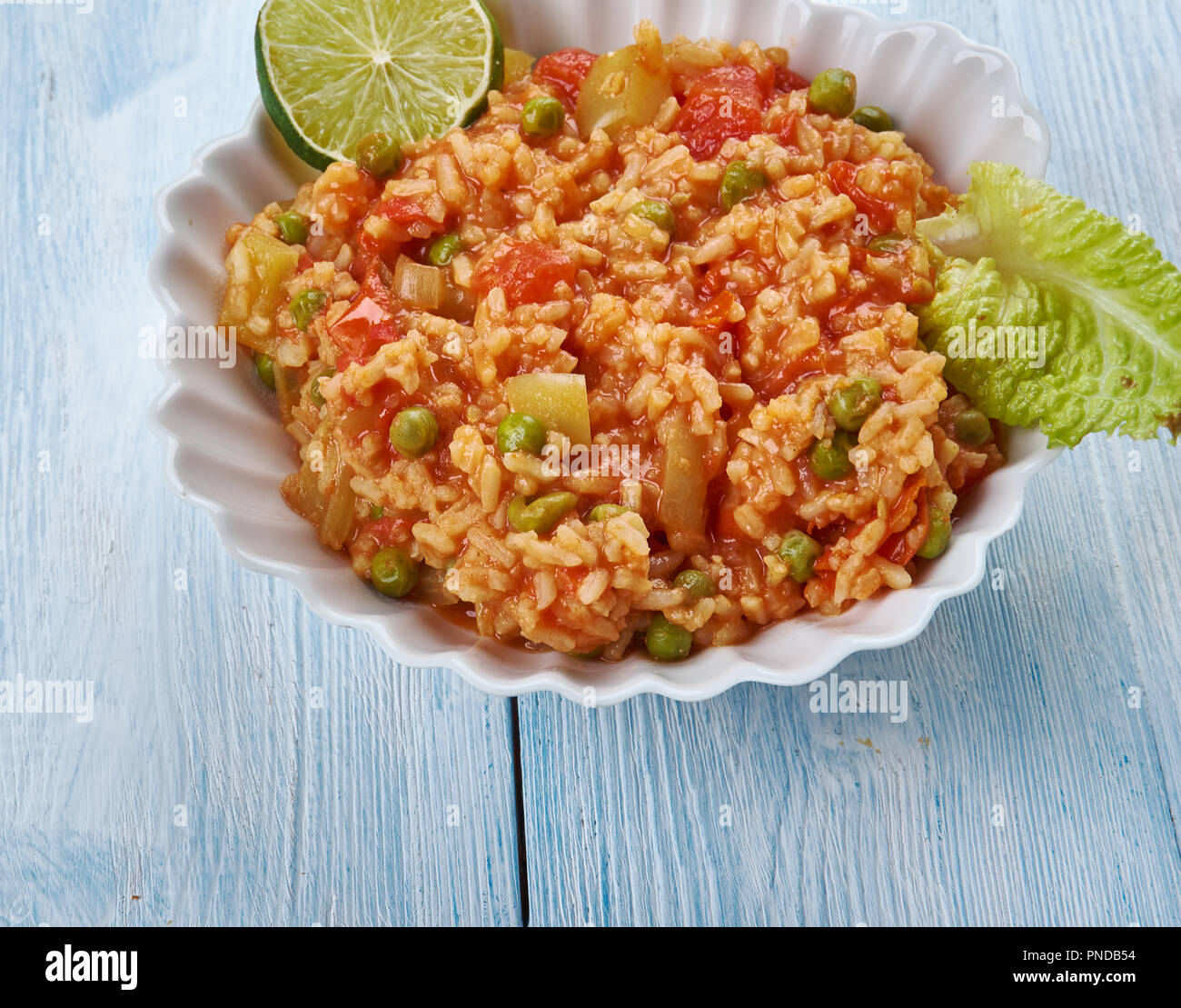 Thakkali Sadam - Spicy Tomato Rice, South Indian Style Stock Photo - Alamy