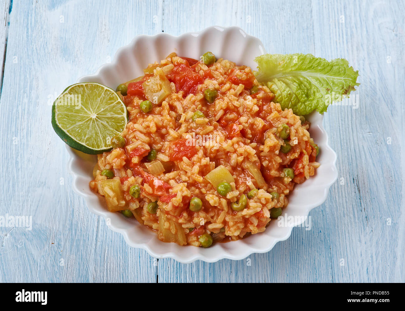 Thakkali Sadam - Spicy Tomato Rice, South Indian Style Stock Photo - Alamy