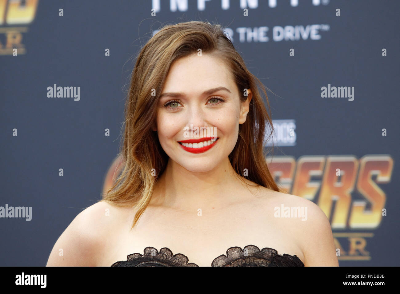 Elizabeth Olsen at the World Premiere of Marvel Studios' "Avengers ...