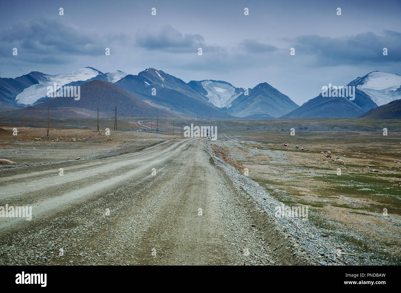 Barskoon Gorge, Barskoon valley in Kyrgyzstan, high Tyan Shan mountains ...