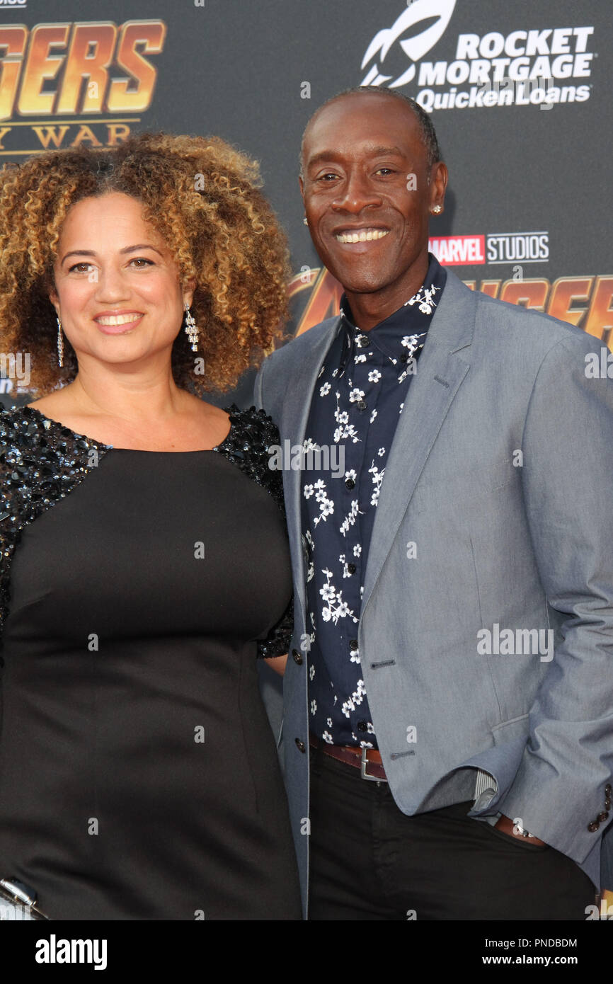 Bridgid Coulter, Don Cheadle at the World Premiere of Marvel Studios ...