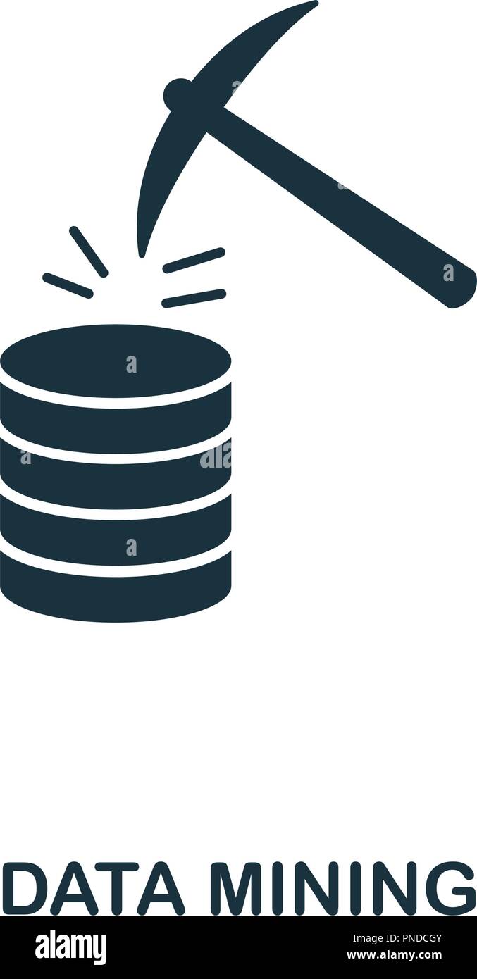 Data Mining icon. Monochrome style design from big data collection. UI ... Data Mining icon. Monochrome style design from big data collection. UI ...