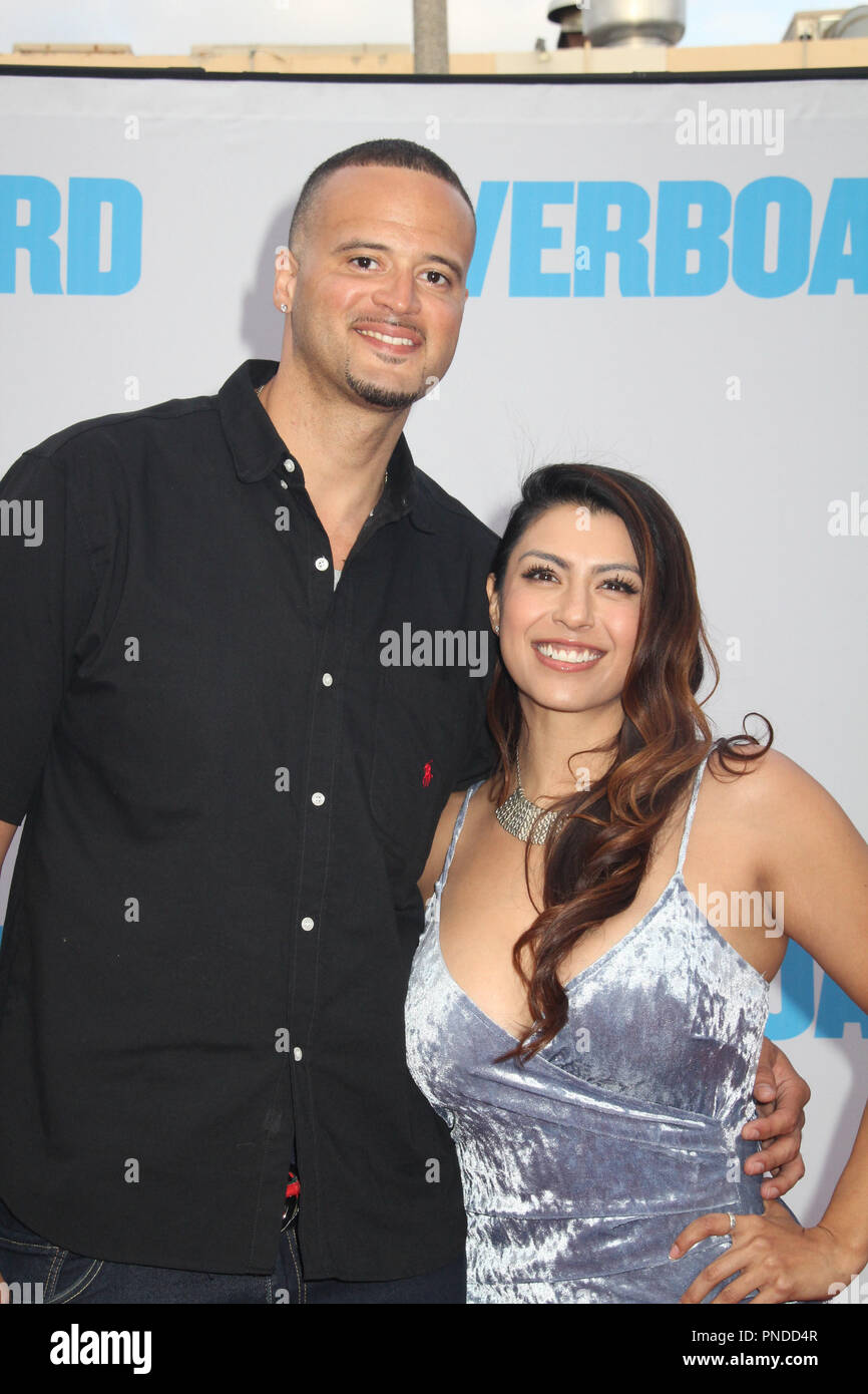 Mike Fey, Gia Fey 04/30/2018 The Los Angeles premiere of "Overboard ...