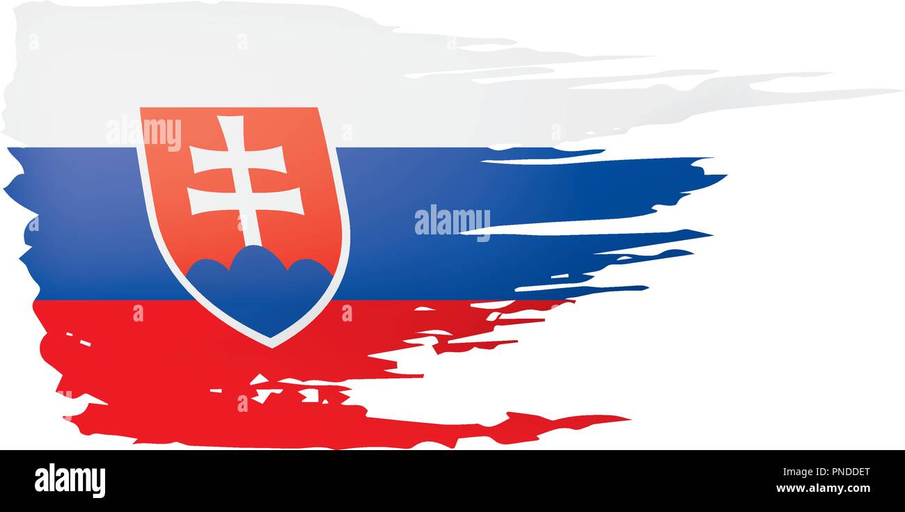 Vintage slovakia national flag Stock Vector Images - Alamy