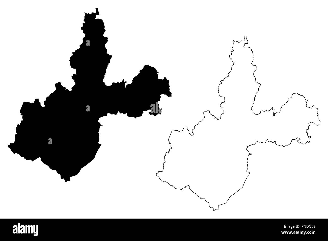 Map of irkutsk Black and White Stock Photos & Images - Alamy