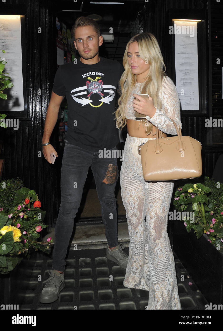 Love Island Cast at El Pirata Restaurant Featuring: Ellie Brown Charlie ...