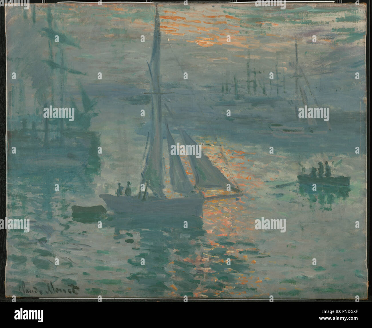 Monet sunrise hi-res stock photography and images - Alamy