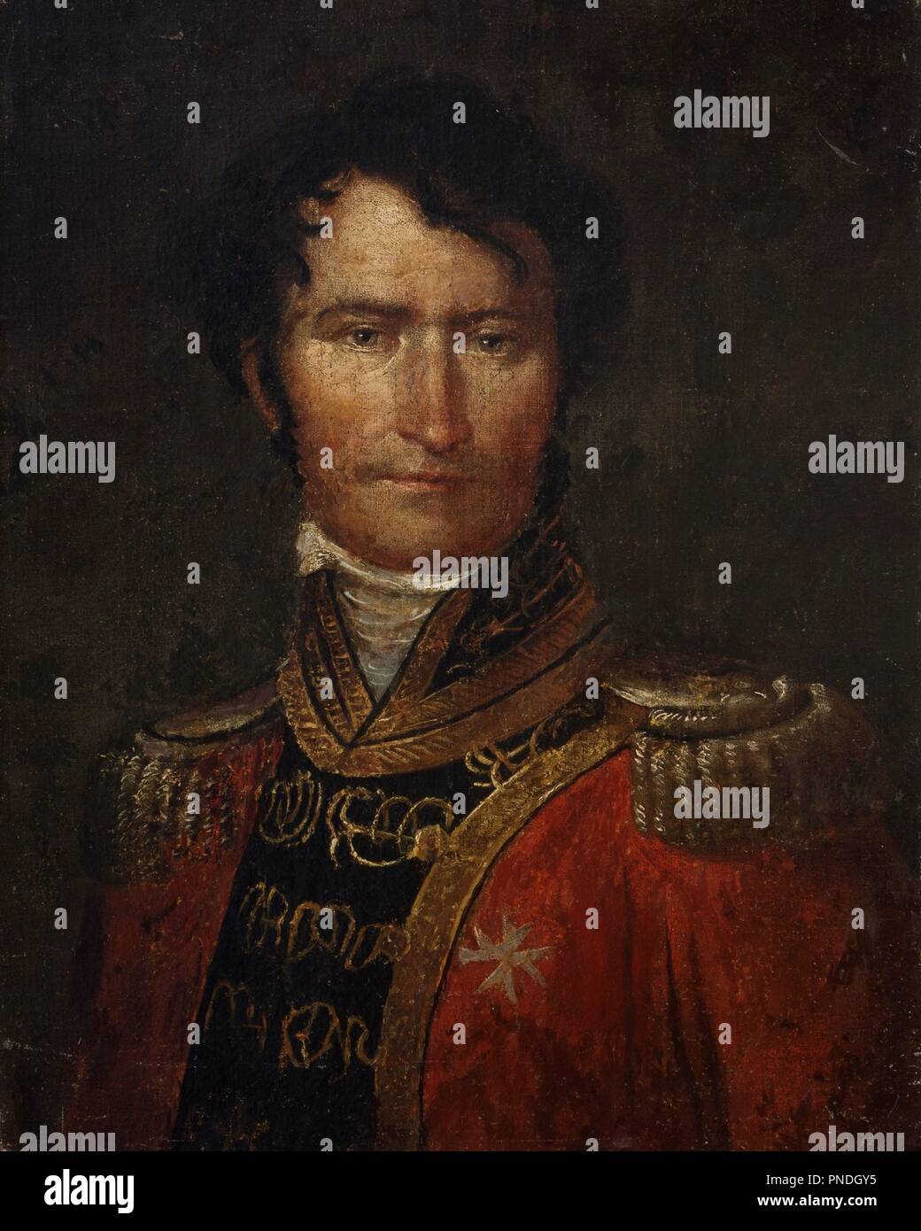 Portrait of a young Aristocrat with a Uniform of Malta's Order of ...