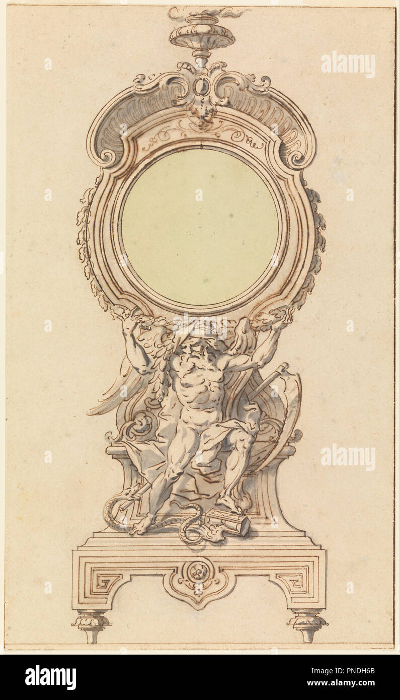 Watercolor framing lines in pen and black ink hi-res stock photography ...