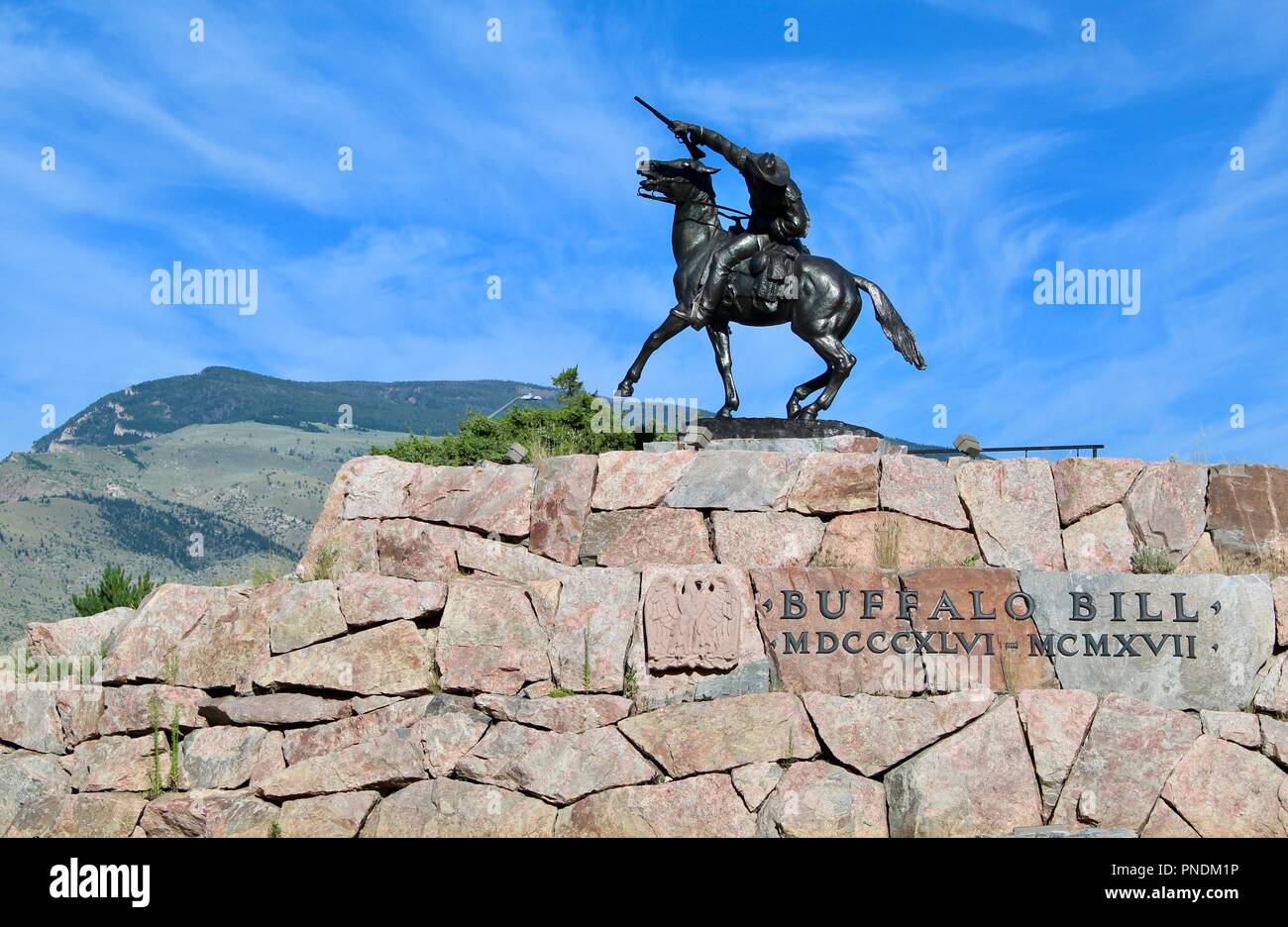 Buffalo Bill Center West Statue High Resolution Stock Photography and ...