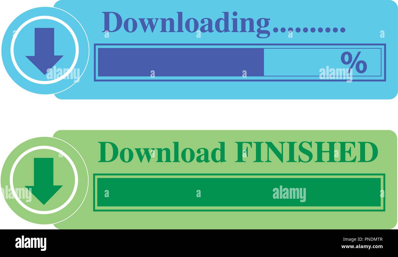 Downloading computer files green progress hi-res stock photography and ...